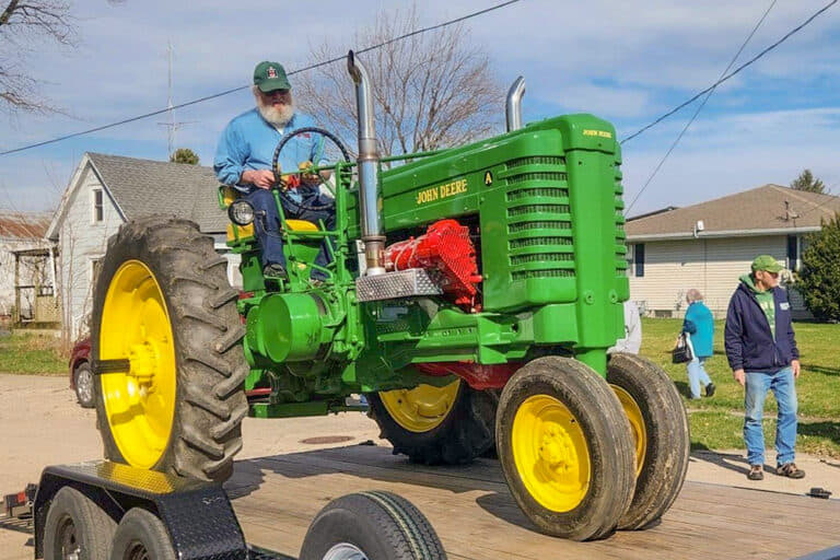 Repowered Tractors: JD Model A with an IH V8! - Tractor Zoom