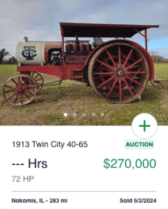 Farm Equipment Auction Results: May 2024 - Tractor Zoom